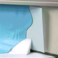 Wall Foam Kit - 15' x 25' Oval - 1-8" thick 48" Tall - 1-85' Roll and ...